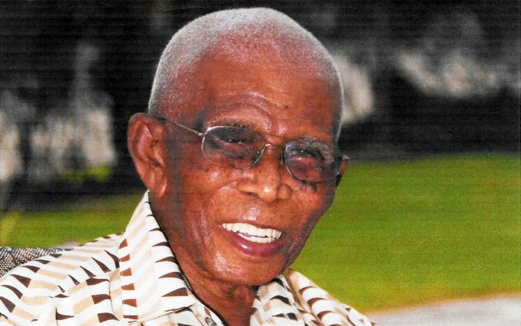James Sisnett BCH - Centenarians Of Barbados